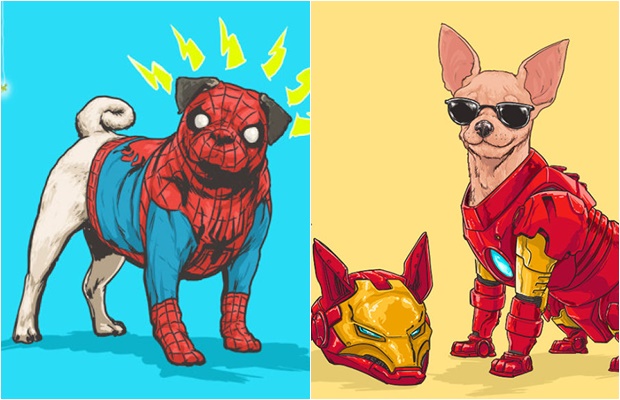 Marvel Karakterlerinin Sevimli Köpeklerle Yeniden Hayat Bulduğu 18 ...