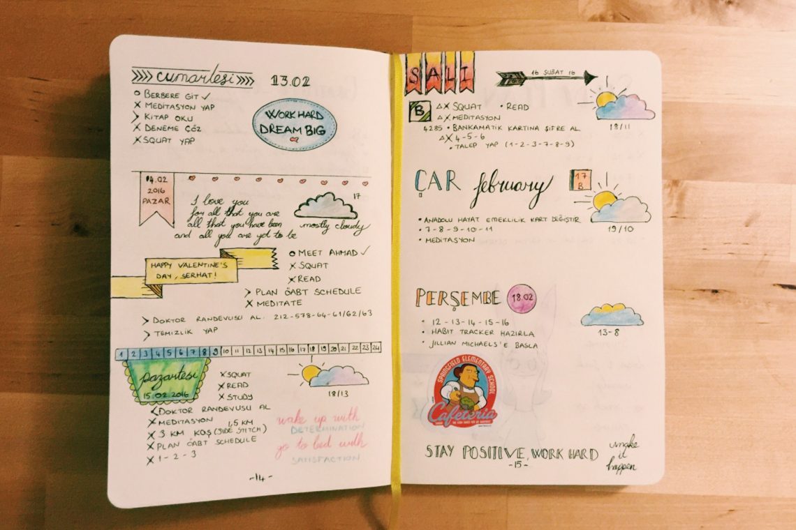 Hayatınızı Organize Edecek Bullet Journal Hakkında Bilmeniz Gerekenler