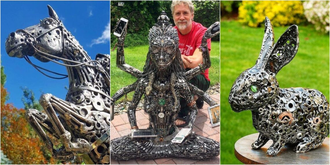 Brian Mock: Çeşitli Malzemelerle İşlevsel Heykeller Yapan Sanatçı