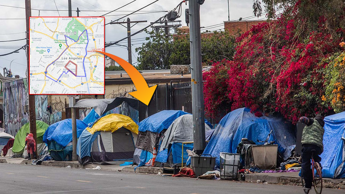 Skid Row: Los Angeles'ın Göbeğinde Evsizlerin Yaşadığı Depresif Bölge