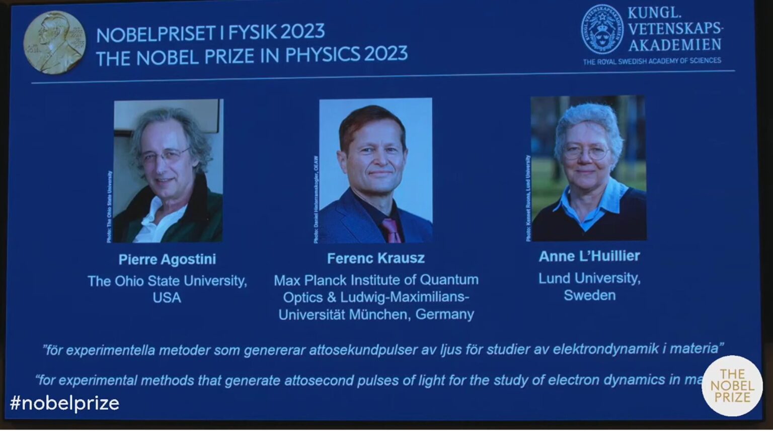2023 Nobel Ödülleri Sahiplerini Buldu | ListeList.com